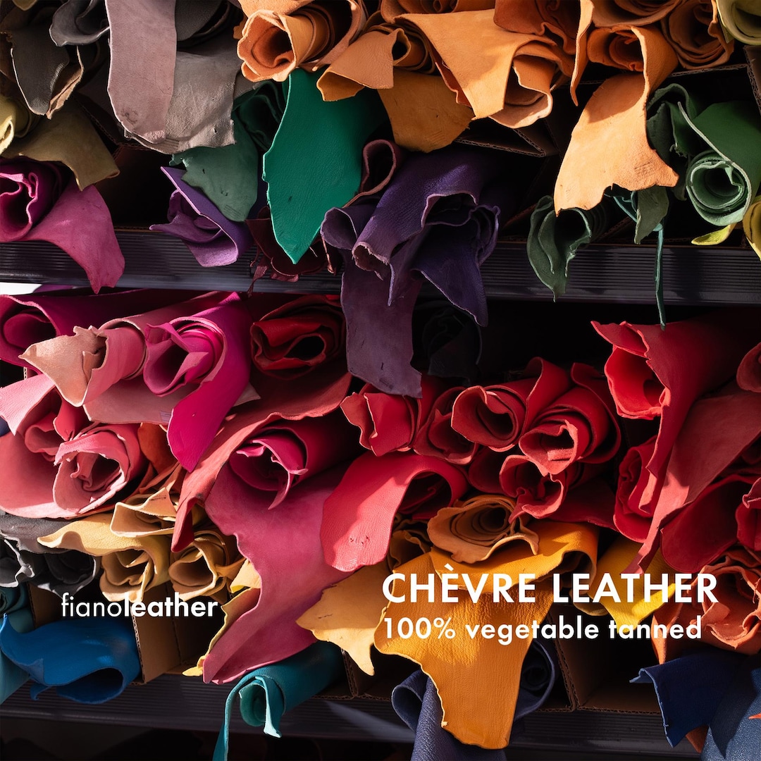 Vegetable Tanned Chevre Leather | DIY Craft Supplies | Genuine Artisan ...