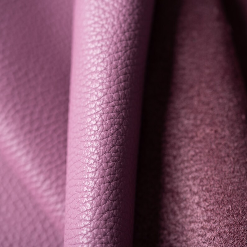ROMA LEATHER Pieces / Sheets / Panels - Various Sizes | Col. Heather ...