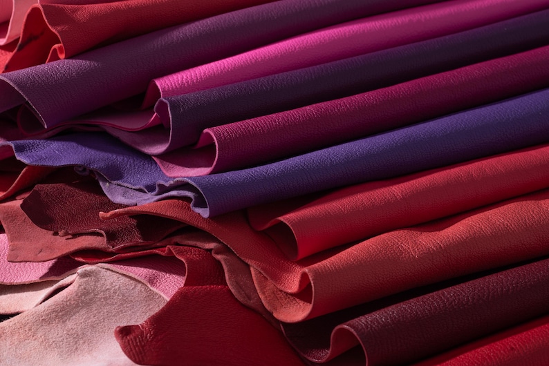 Genuine Chevre Leather: Vegetable-tanned Artisan Leather for Crafting ...