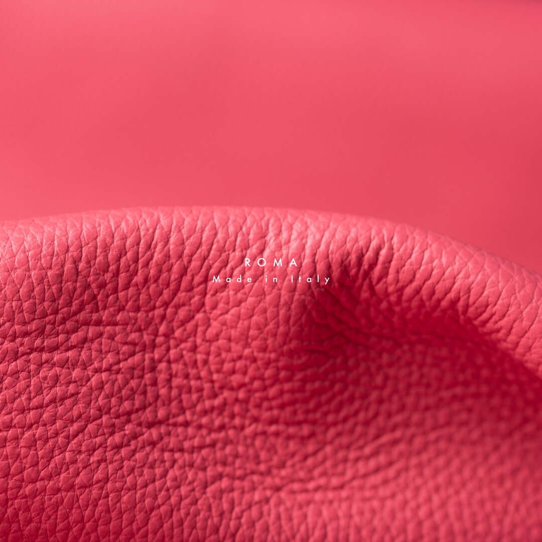 ROMA LEATHER Pieces / Sheets / Panels - Various Sizes | Col. Lipstick ...