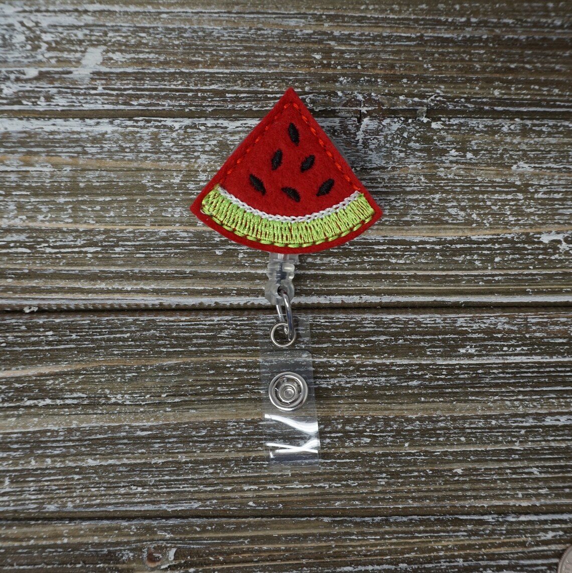 Watermelon Badge Holder Summer Badge Holder Pediatric Badge - Etsy