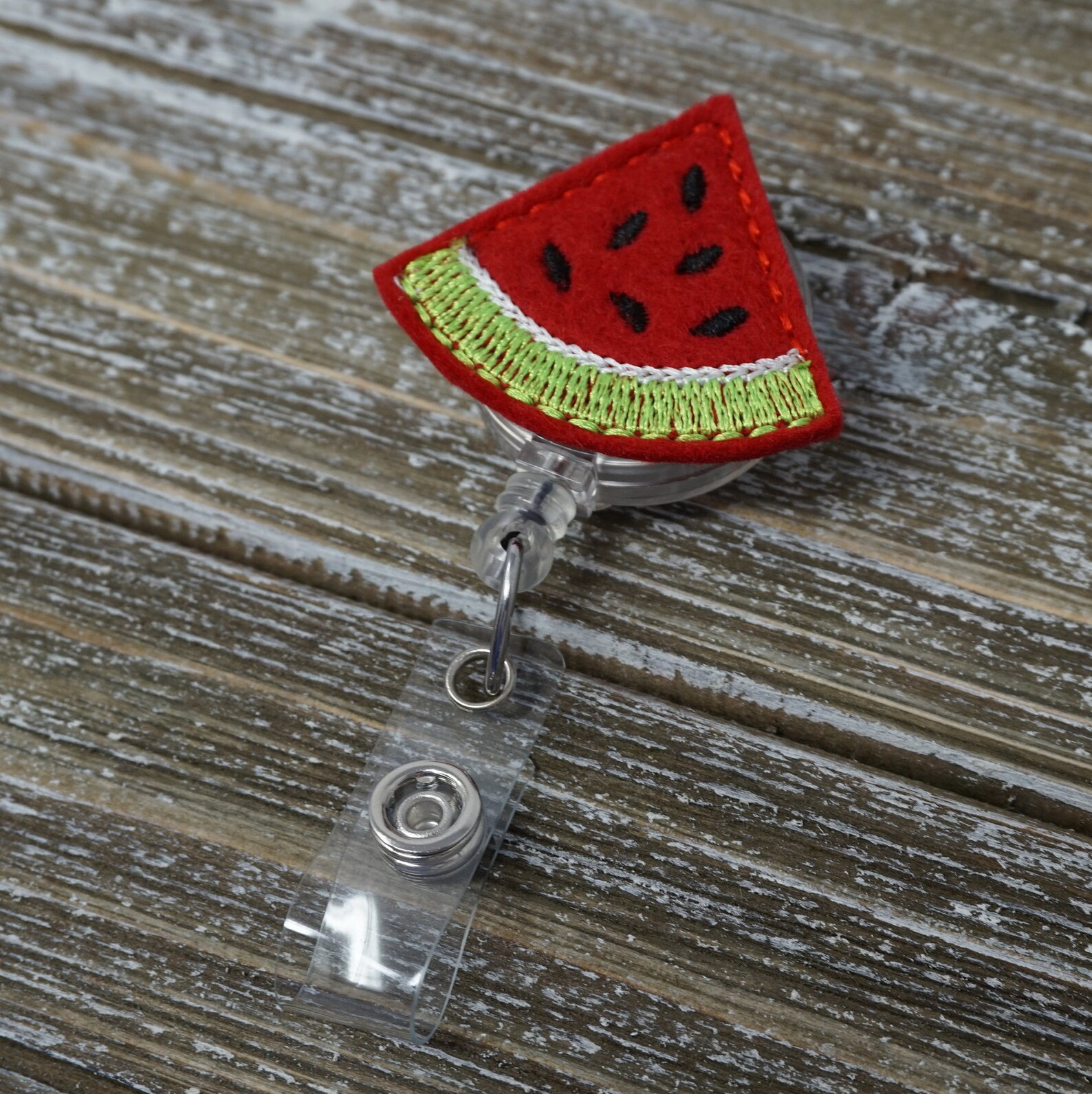 Watermelon Badge Holder Summer Badge Holder Pediatric Badge - Etsy