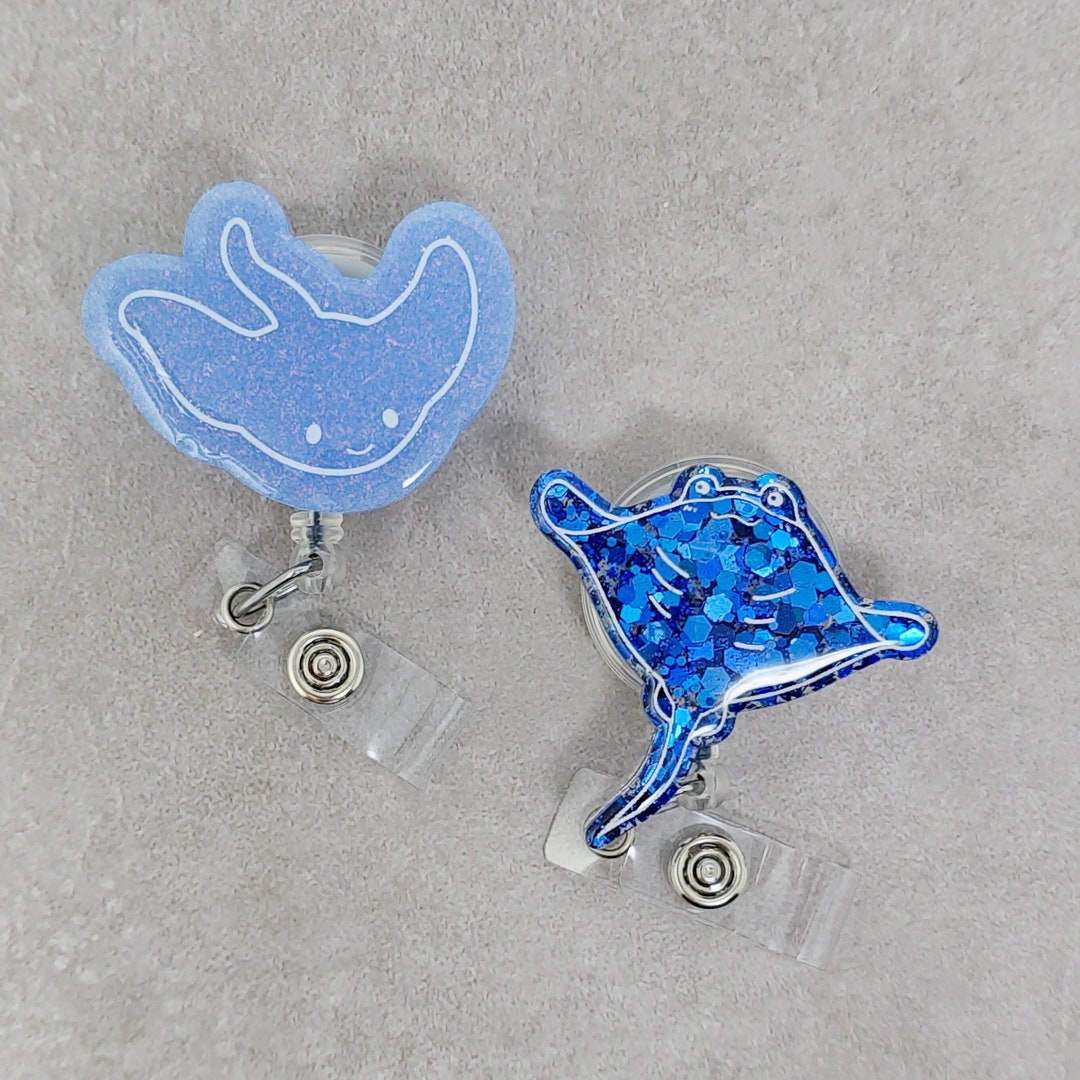 Stingray Retractable Badge Holder, Stingray Badge Reel, Marine Biology ...