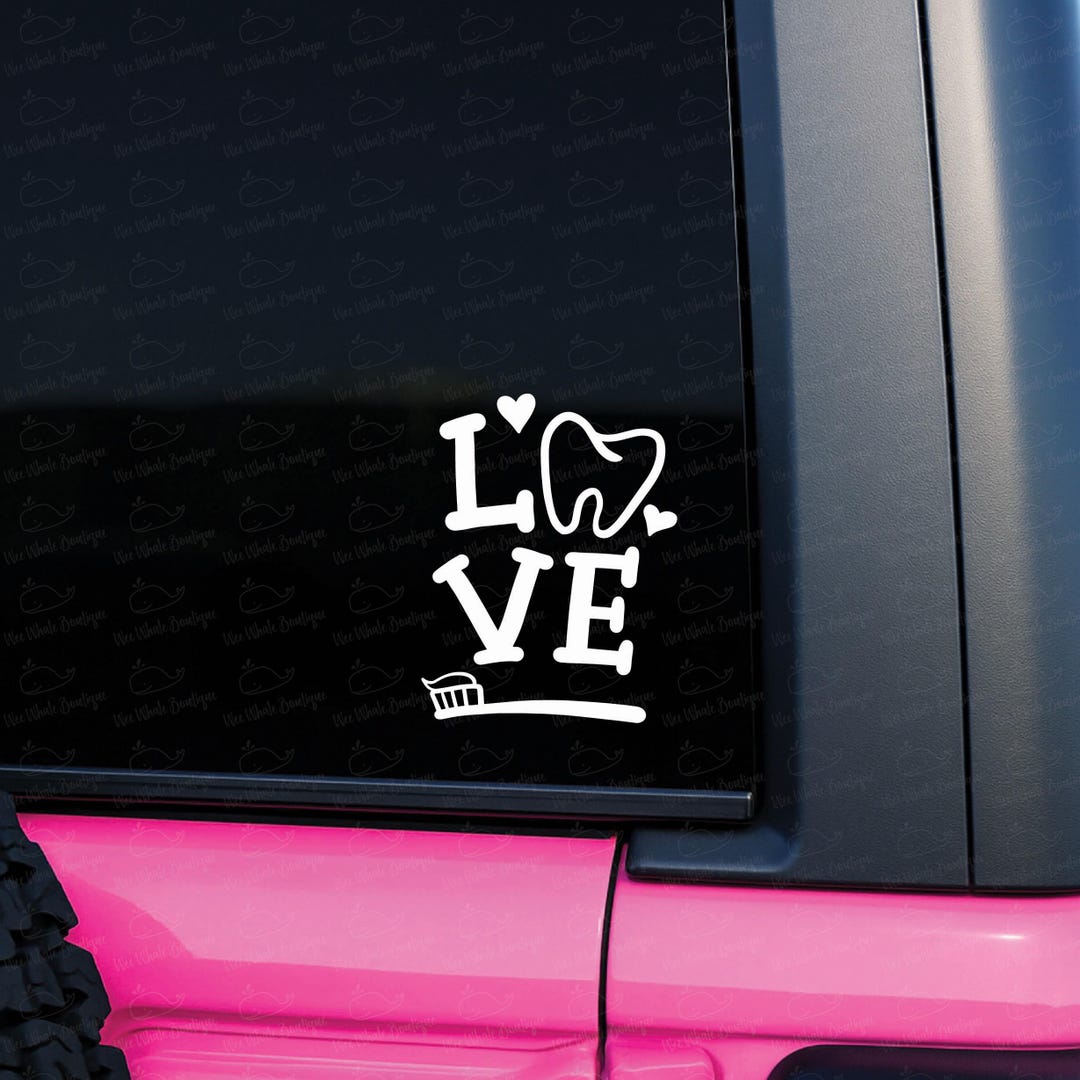 Tooth Vinyl Decal, Dental Assistant Decal, Dental Hygienist Decal ...