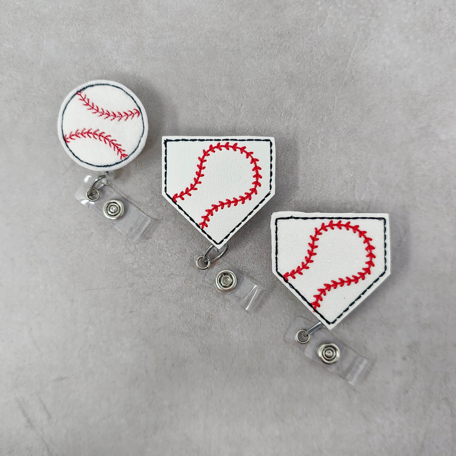 Baseball Retractable Badge Holder, Baseball Mom Badge Holder, Home ...