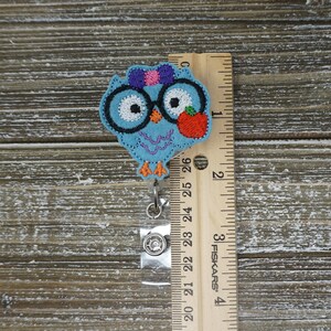 Nerdy Owl Badge Holder, Teacher Badge Holder - Etsy