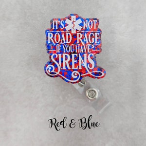 Paramedic Badge Reel, Paramedic Badge Holder, EMS Badge Reel, EMS Badge ...