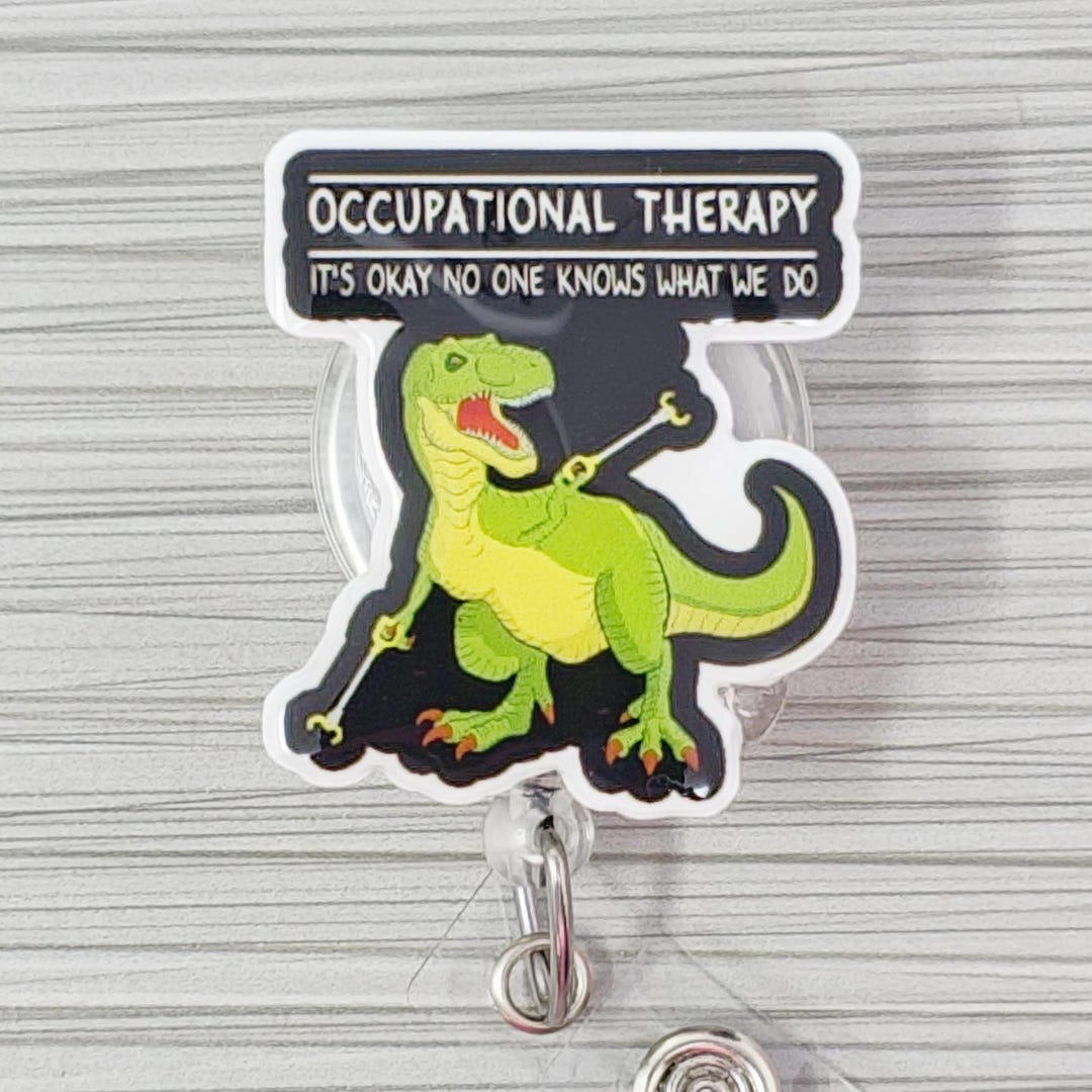 Occupational Therapy Retractable Badge Holder | Occupational Therapy ...