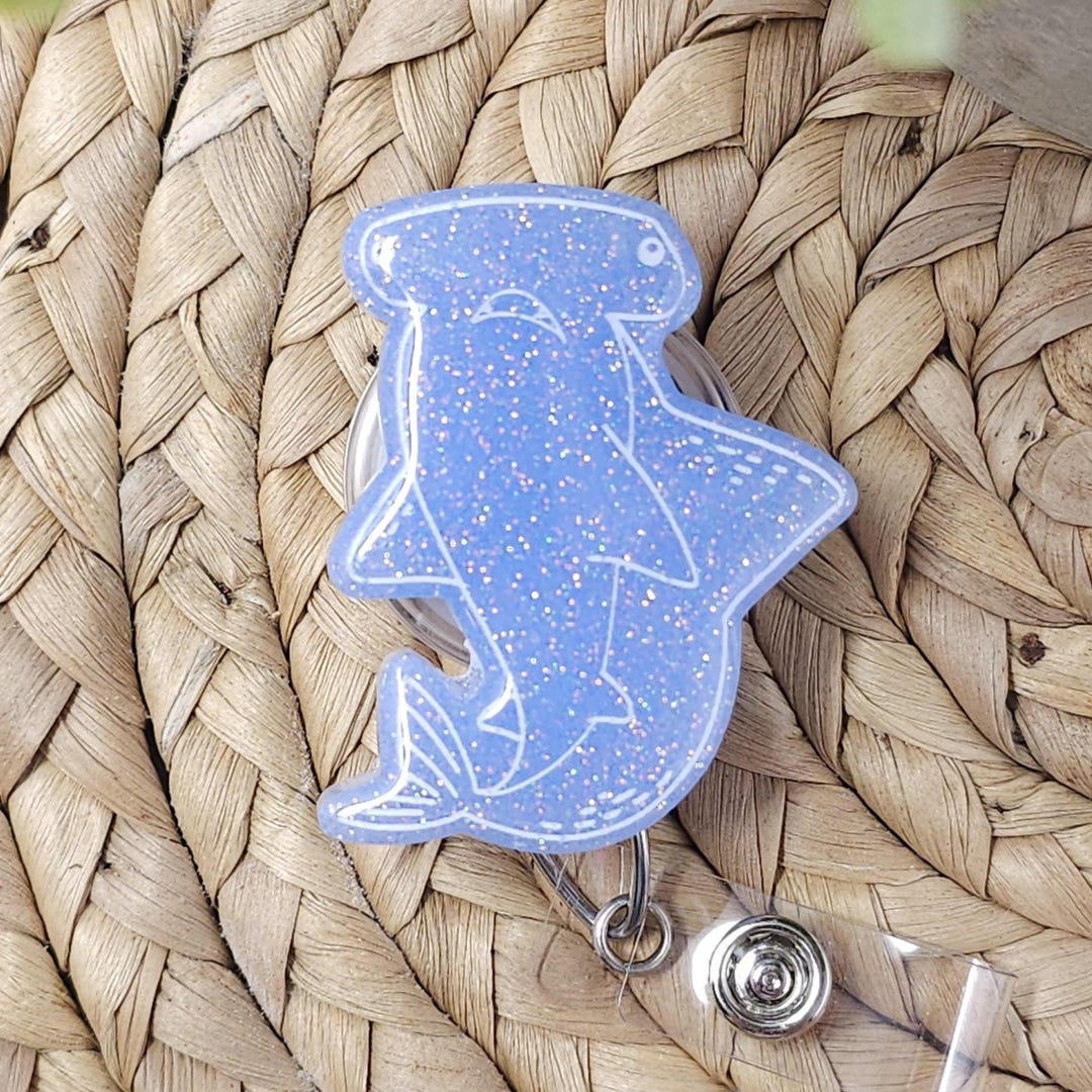 Hammerhead Shark Retractable Badge Holder, Hammerhead Shark Badge Reel ...
