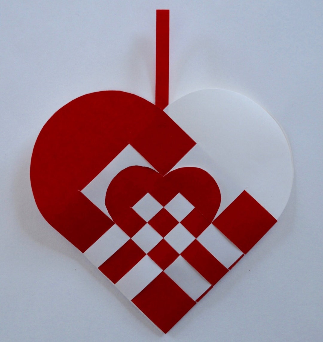 Woven Danish Heart Basket • Scandinavian • Christmas Ornament ...