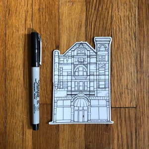 Winona Building Sticker Set | Stickers Are 4x5 | Mini Replicas of a ...