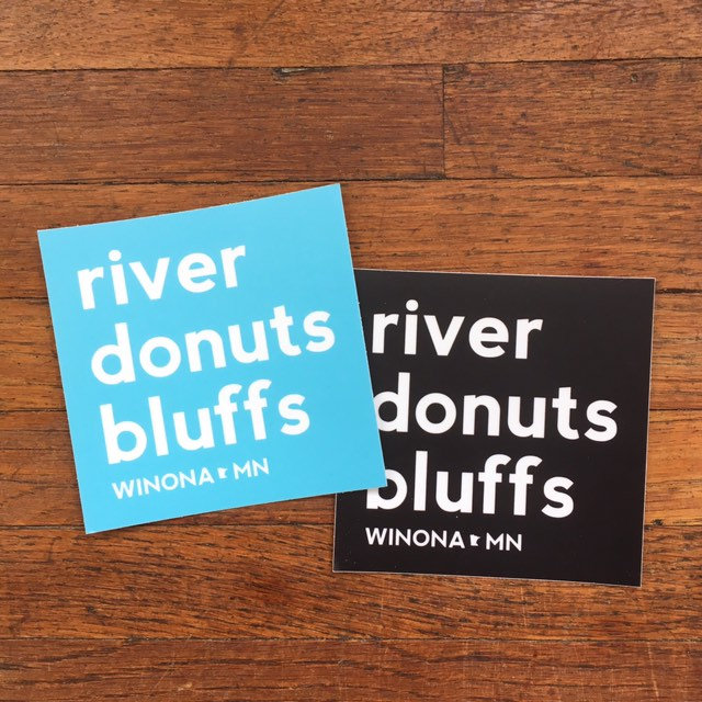 Winona Sticker 4x4 Minnesota sticker in blue or black showcasing your ...