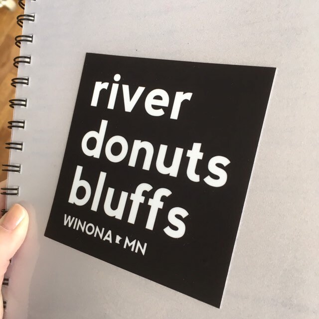 Winona Sticker 4x4 Minnesota sticker in blue or black showcasing your ...