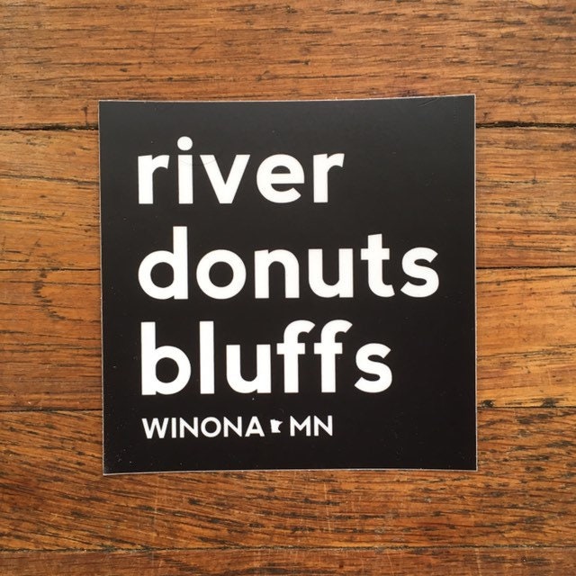 Winona Sticker 4x4 Minnesota sticker in blue or black - Etsy 日本