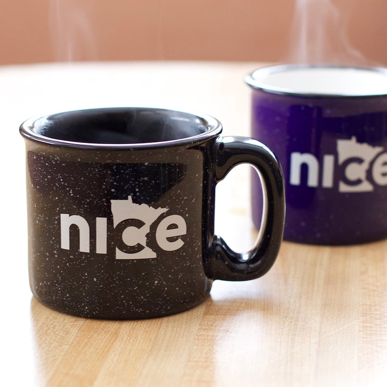 Minnesota Mug, Black Mugs for Mom, Mugs for Women, State Mug, Minnesota ...