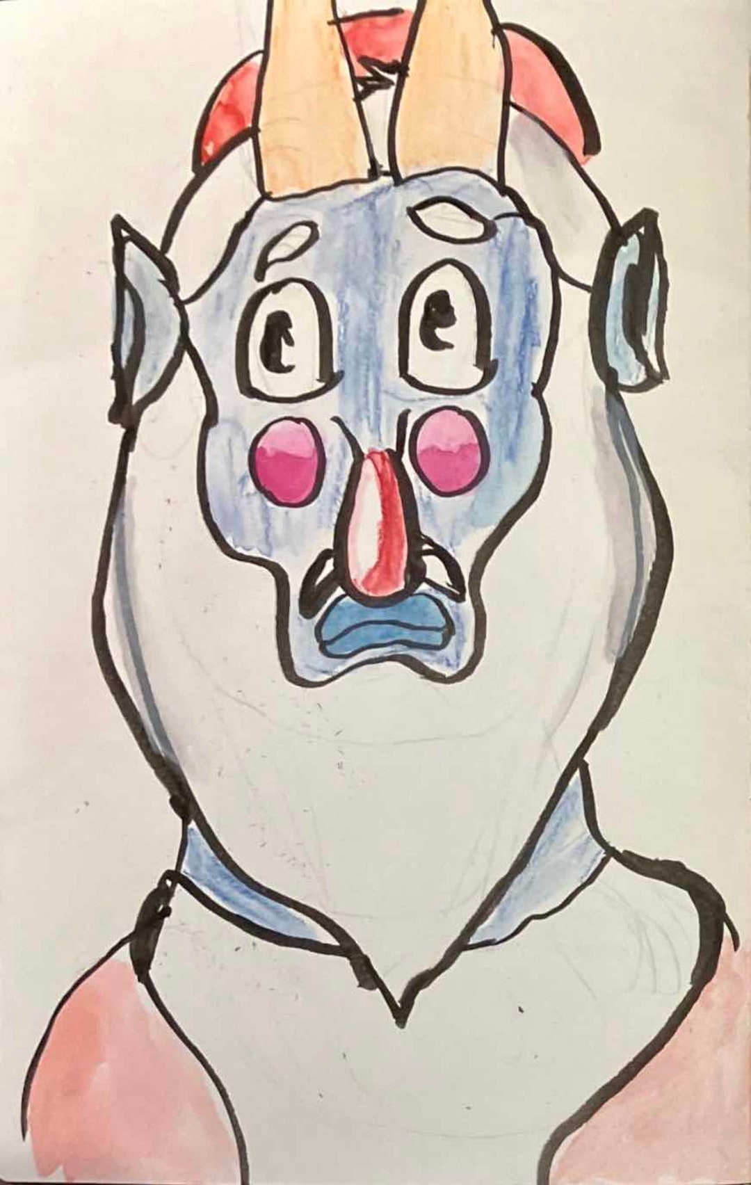 The Cuphead Show Devil Santa - Version B, Sad - Etsy