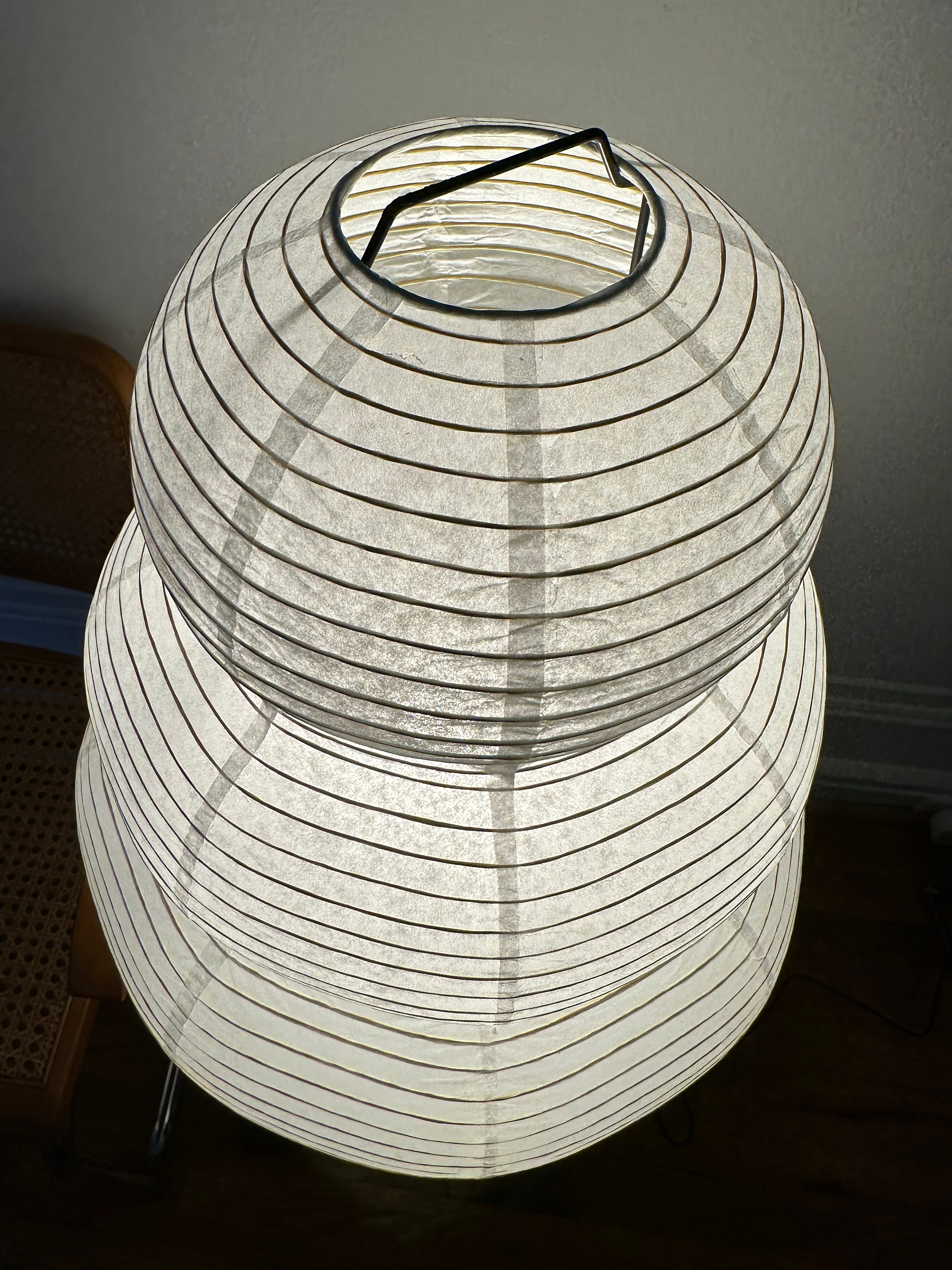 Japanese Paper Lamp Noguchi Akari Inspired Light With Bulb Included - Etsy