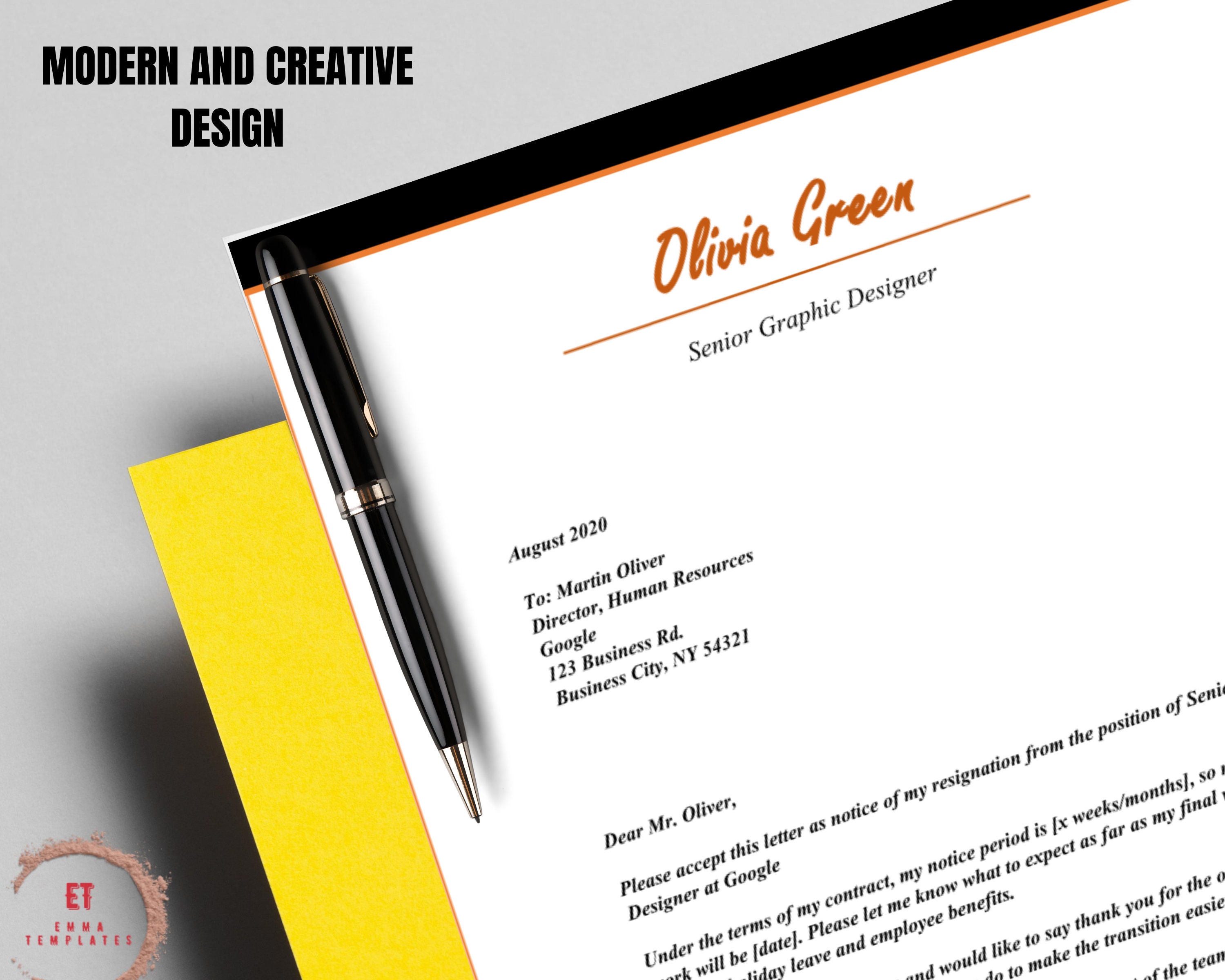 Resignation Letter | Resignation Notice | Termination Letter | Letter ...