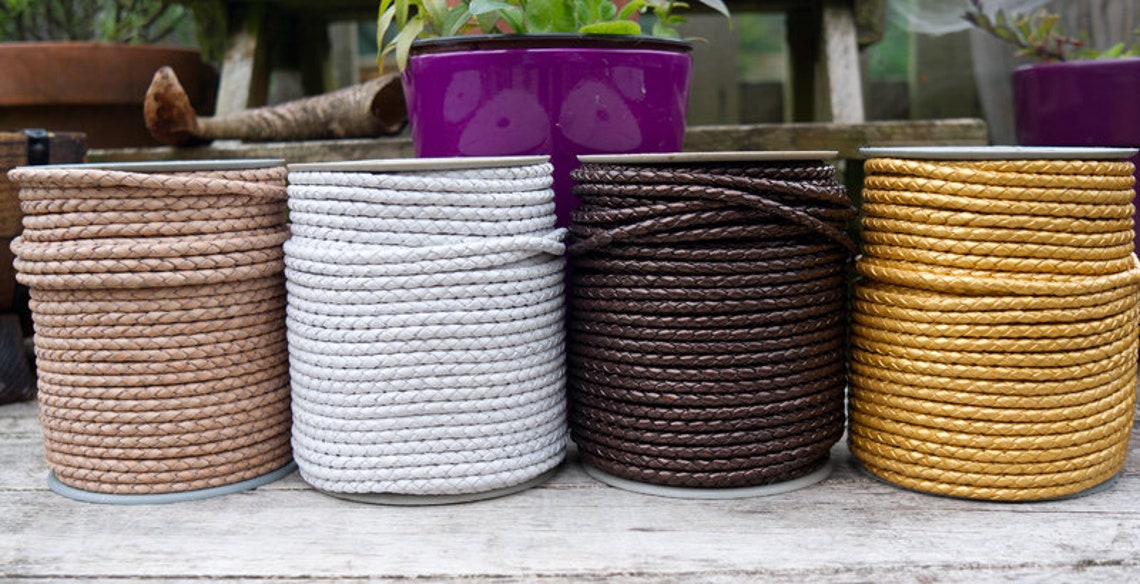 Dog Show Lead - Braided, 4mm Leather With a Trigger Clip - Etsy