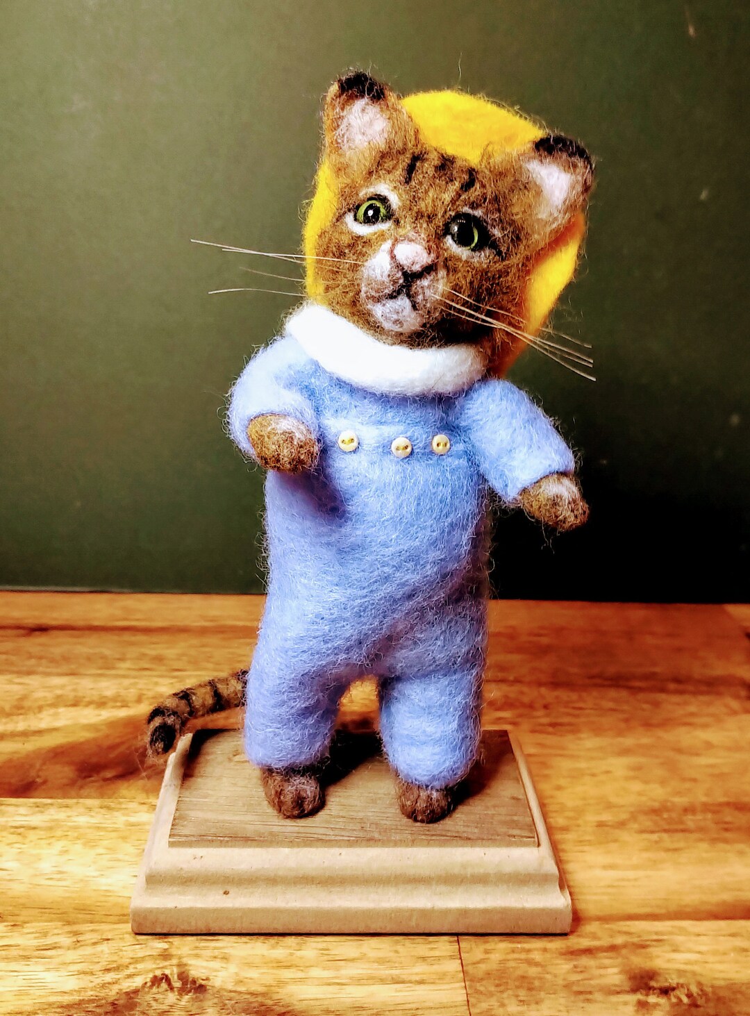 Needle Felted "tom Kitten", Beatrix Potter Style"- One of A Kind, Hand ...