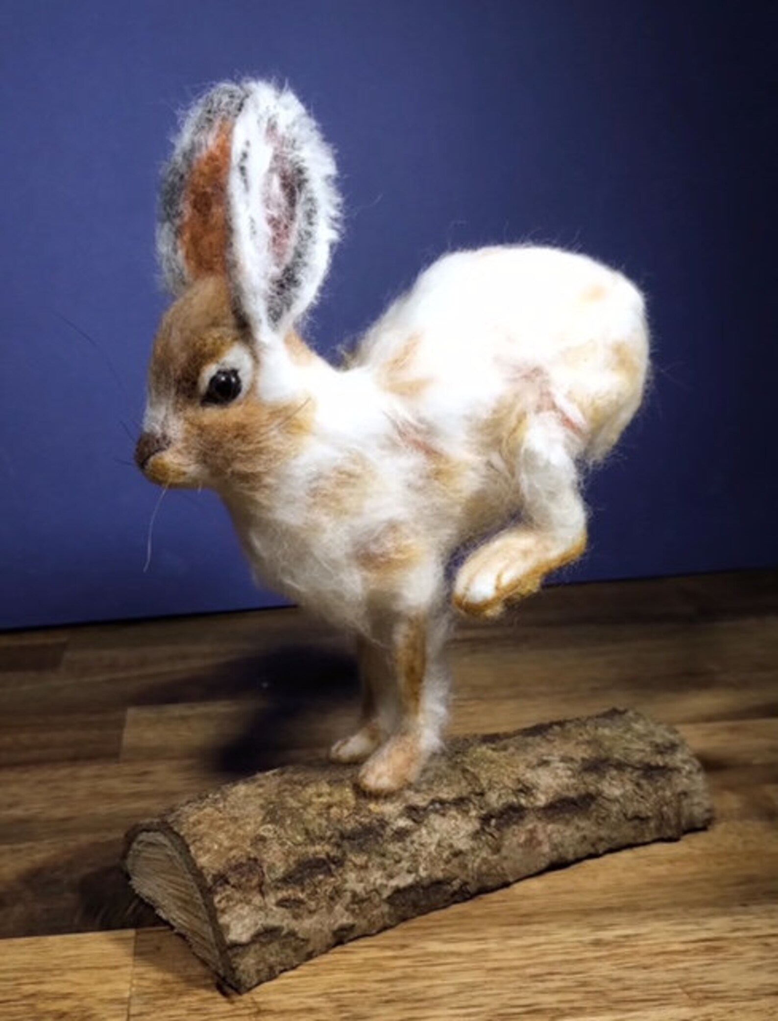 Snow Hare - Needle Felted, One of a Kind - Example Only, Now Sold - Etsy