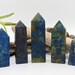 Deep Blue Azurite Tower Matte Finish Azurite Malachite Chrysocolla ...