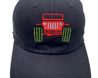 Jeep Embroidered Hat Cap - Etsy