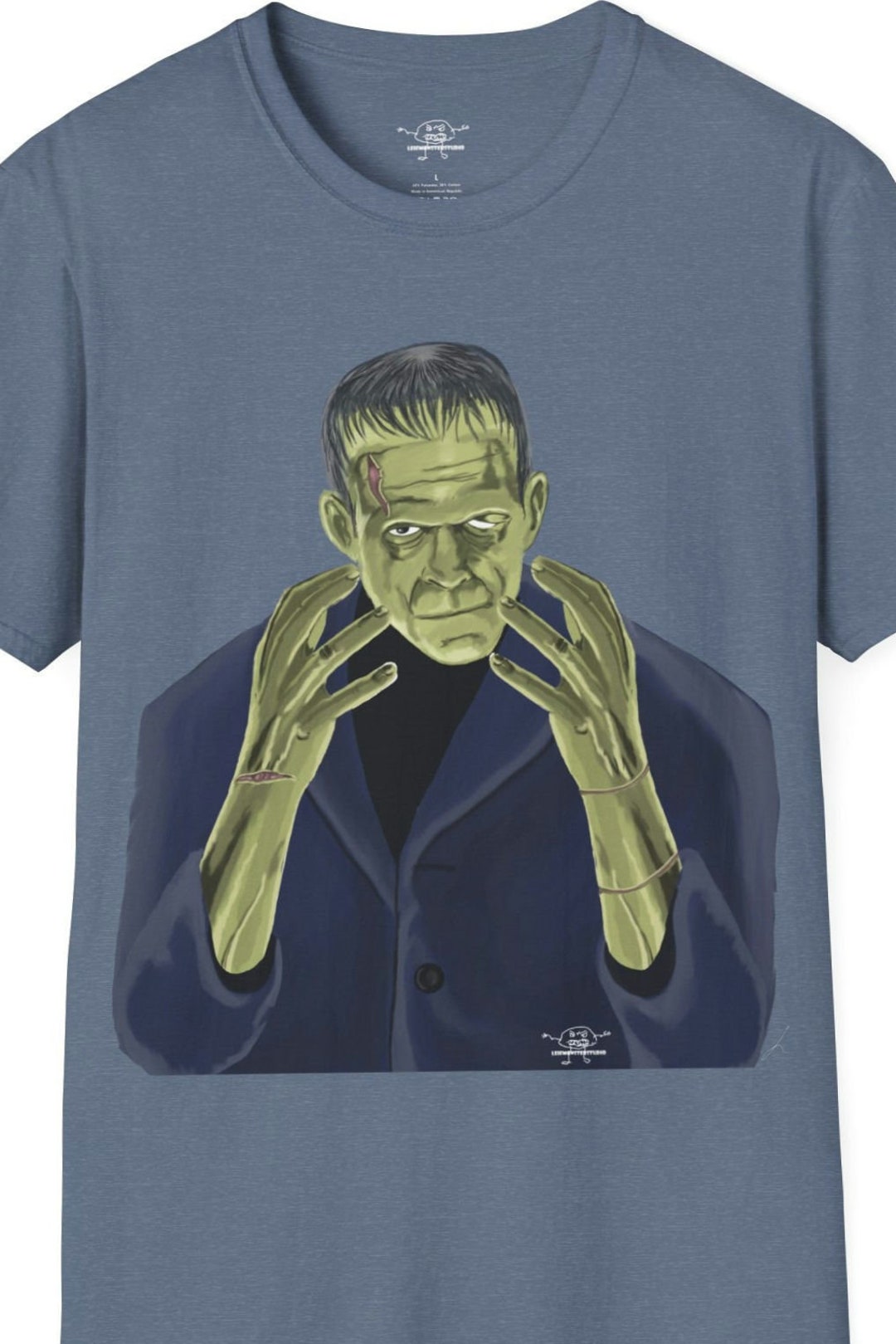Frankenstein T-shirt Horror Frankenstein Shirt Adult T-shirt ...