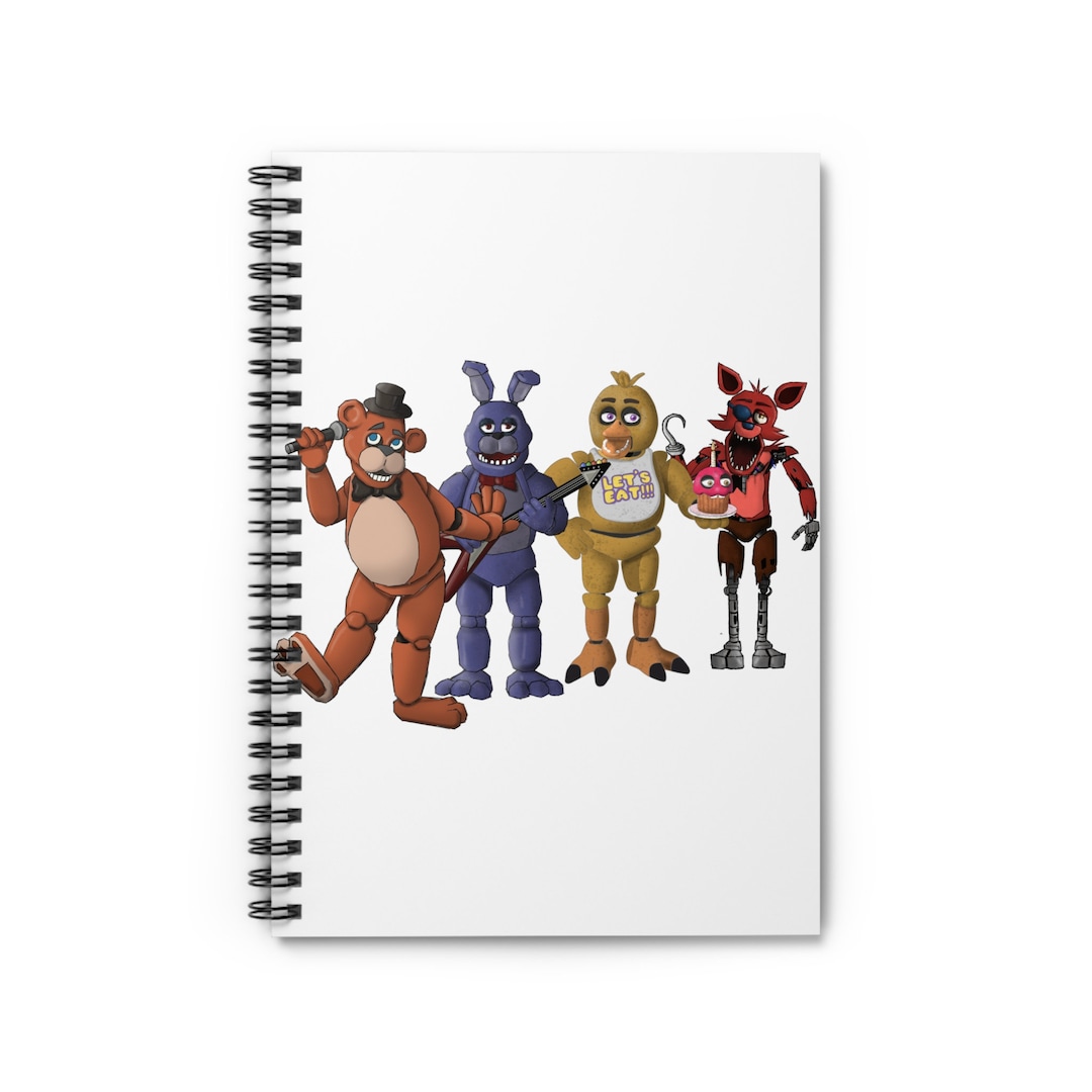 Five Nights at Freddys Spiral Notebook College Ruled FNAF - Etsy