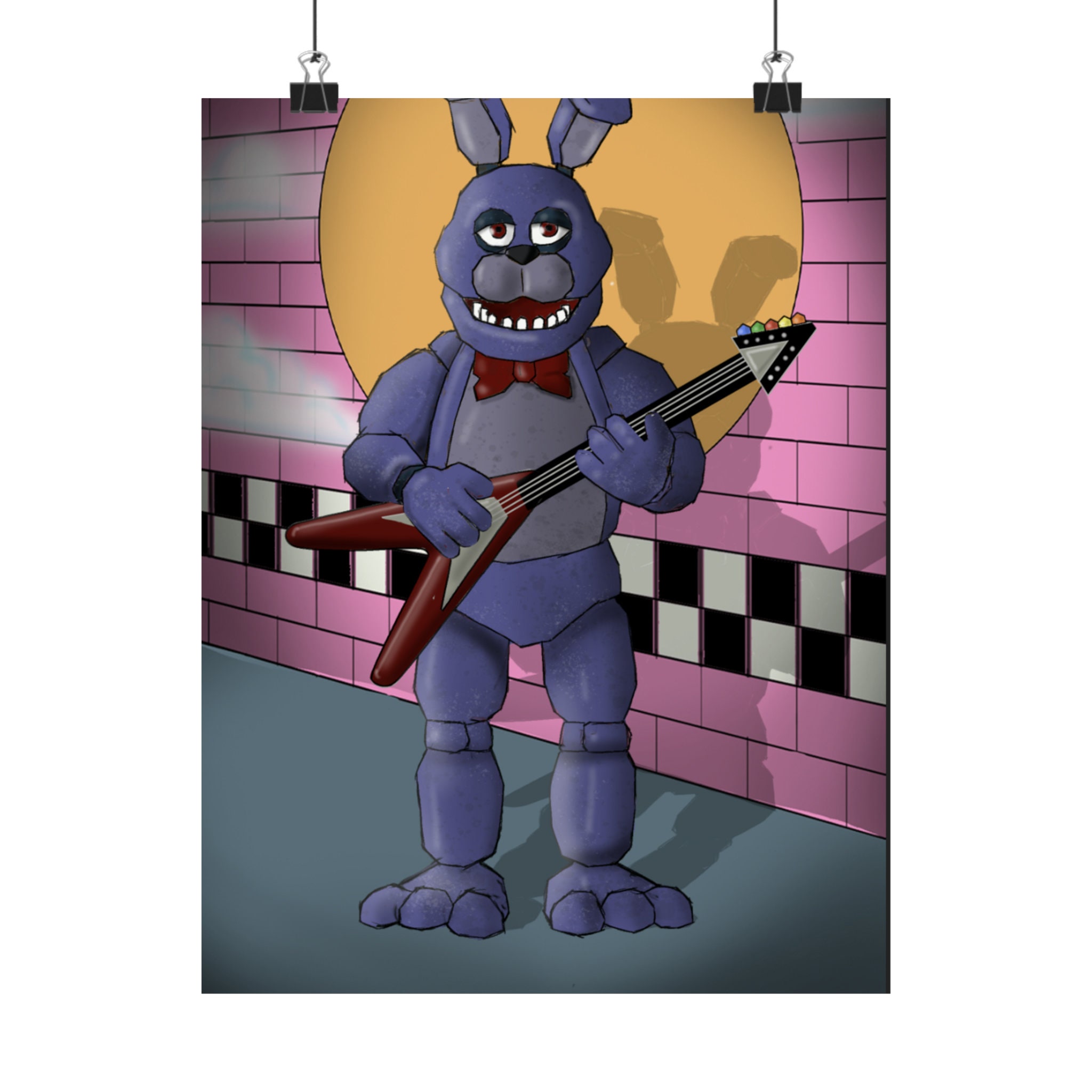 Bonnie Vertical Posters FNAF Poster Matte Print FNAF Bonnie - Etsy