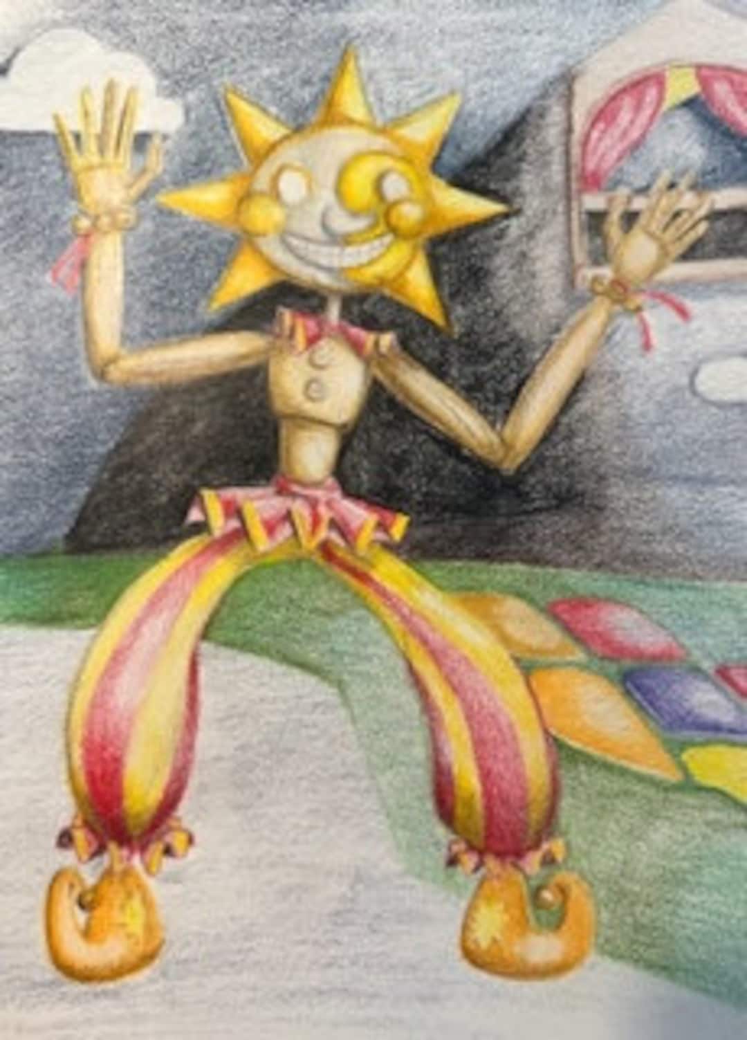 Sundrop Gift FNAF Art Five Nights at Freddys Digital Sundrop - Etsy ...