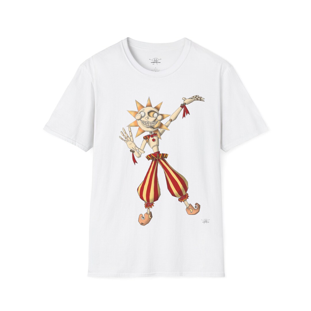 Sundrop T-shirt FNAF Tshirt FNAF Adult Tshirt Sundrop Security Breach T ...