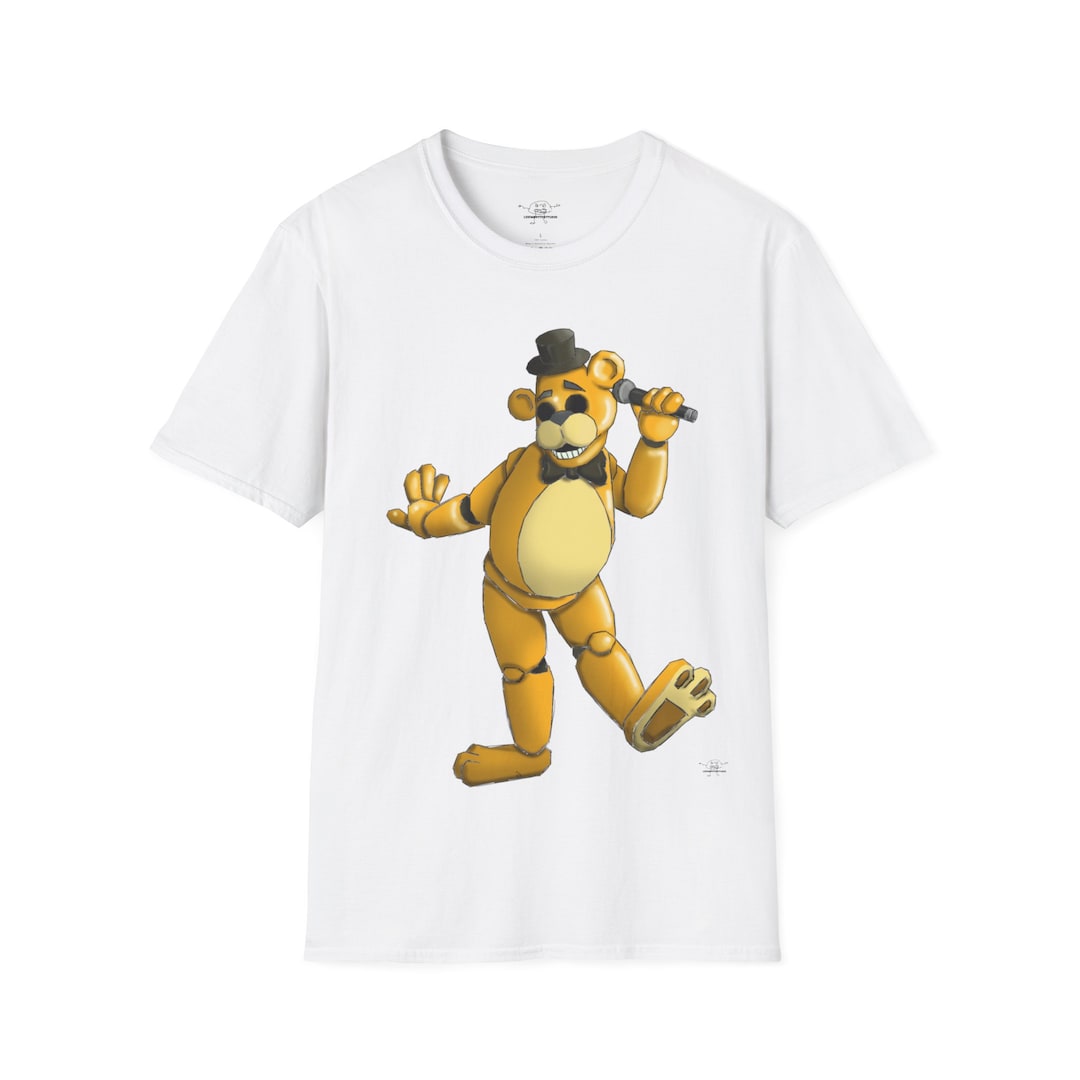 Golden Freddy T-shirt FNAF Adult Tshirt FNAF Golden Freddy Tshirt FNAF ...