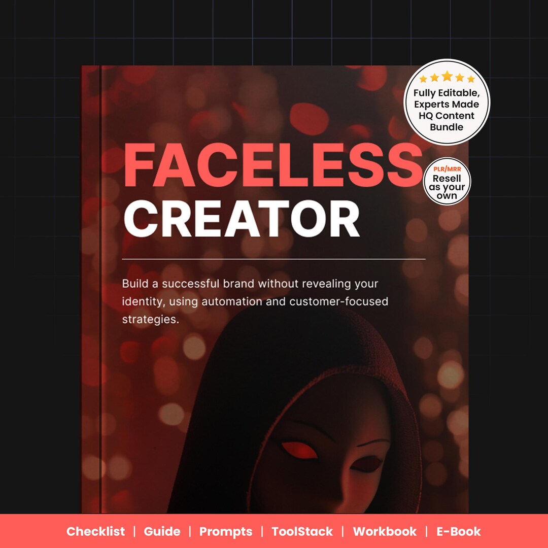 The Faceless Creator Course Bundle - Etsy