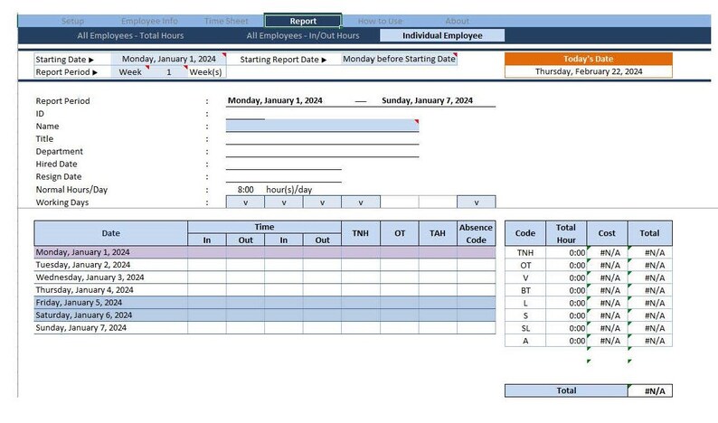 5 Automated Excel Timekeeping Templates & Time Sheet Tools for Business ...
