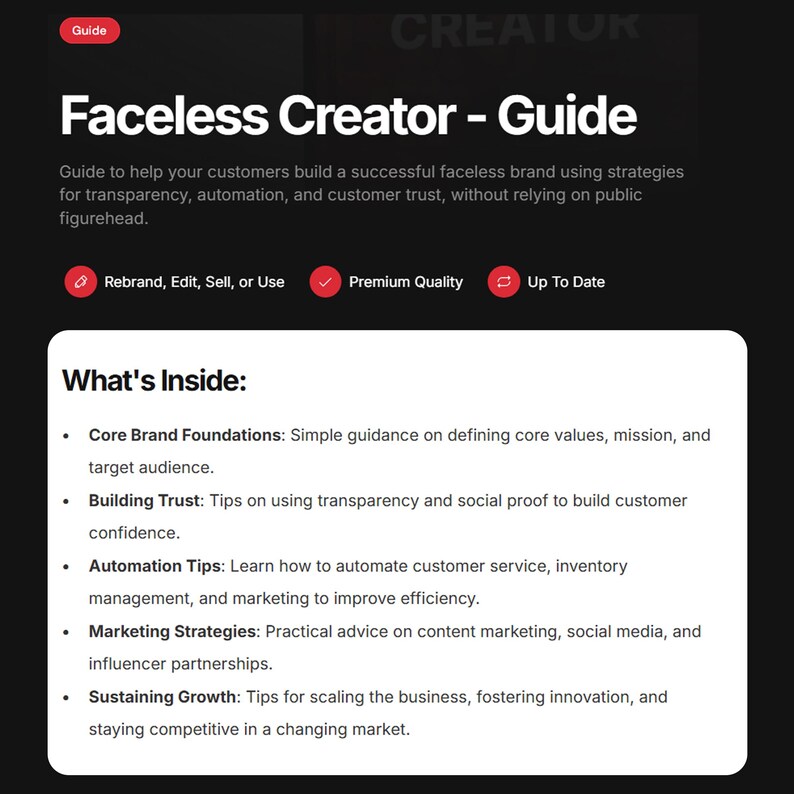 The Faceless Creator Course Bundle - Etsy