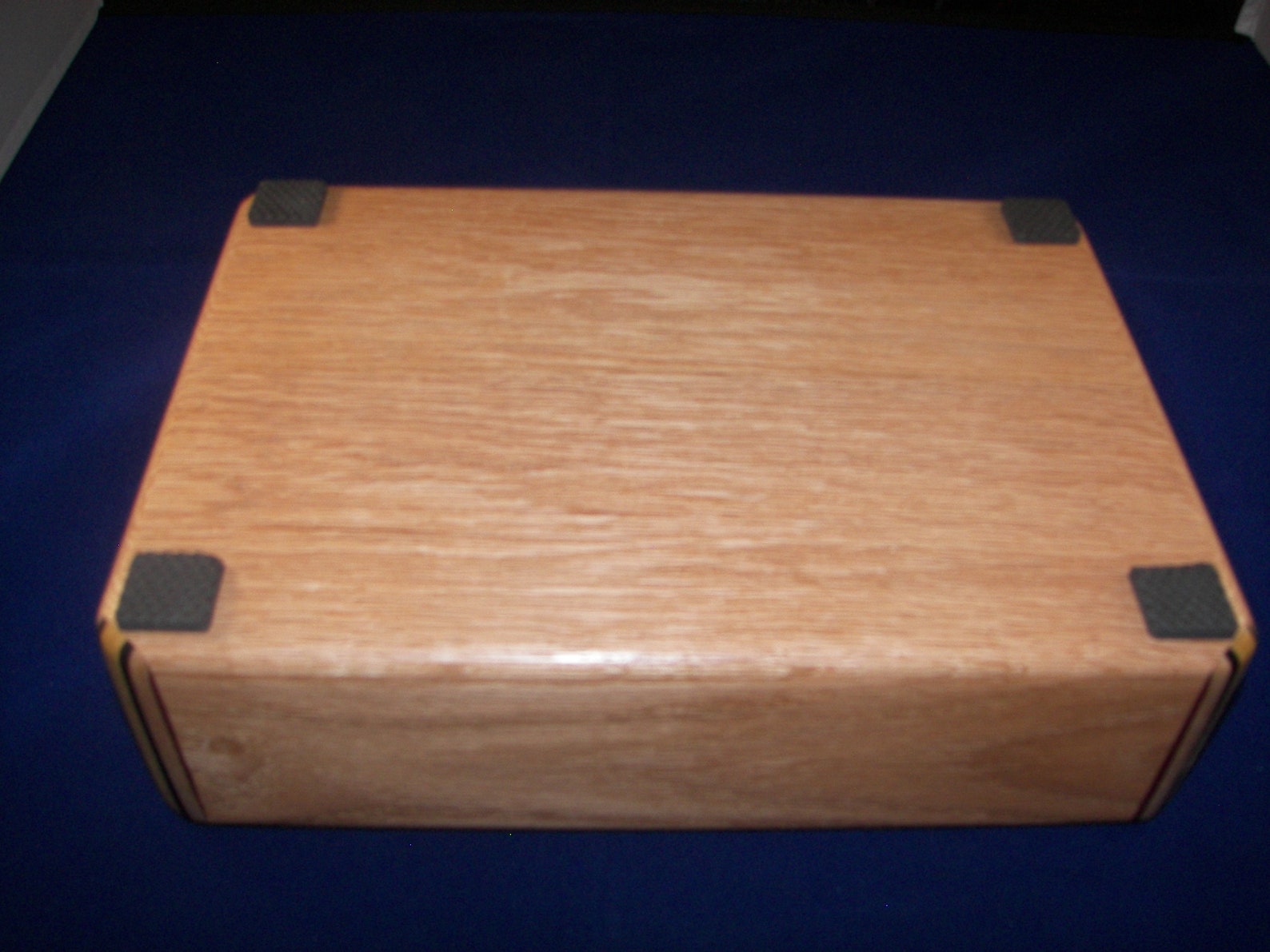 Classic Red Oak Wood Box /beautiful Valet Tray /desk Tray - Etsy