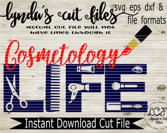 Cosmetology svg | Etsy