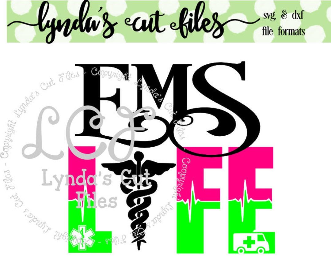 EMS Life Svg/eps/dxf File - Etsy