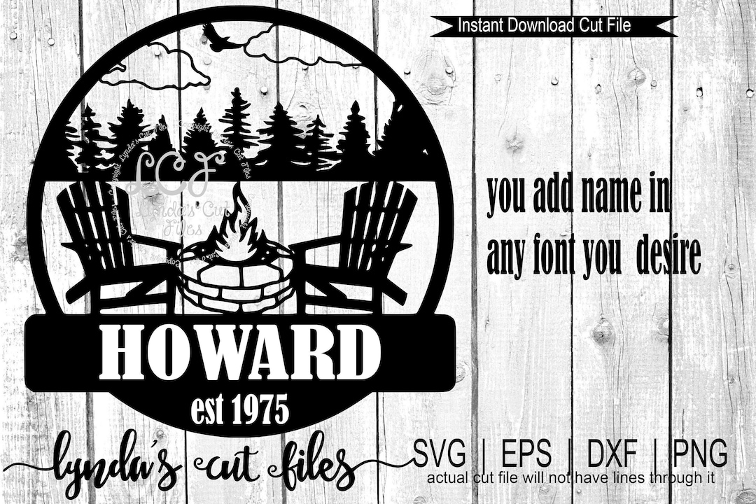 Fire Pit Sign//svg/eps//dxf File - Etsy