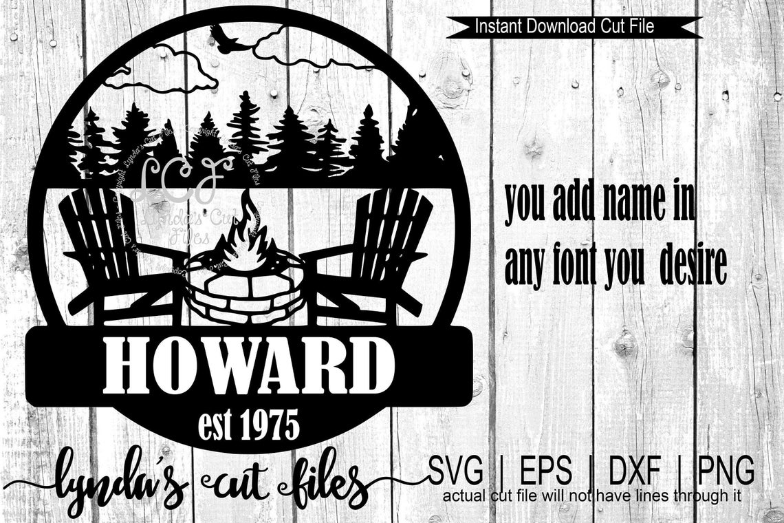 Fire Pit Sign//svg/eps//dxf File - Etsy
