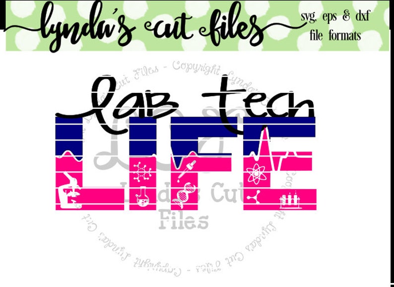 Lab Tech Life SVG/EPS/DXF File - Etsy
