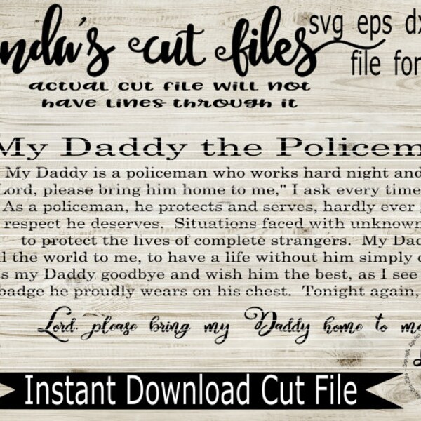 Policeman Prayer - Etsy
