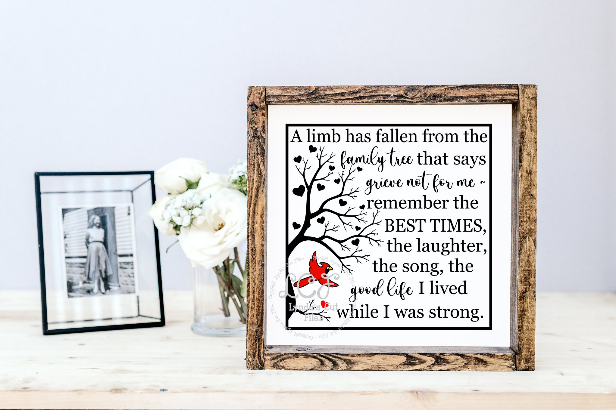 A Limb Fell From the Family Tree Do Not Grieve for Me - Etsy UK