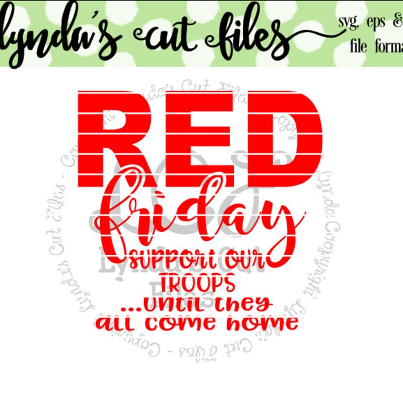Red Friday Svg - Etsy