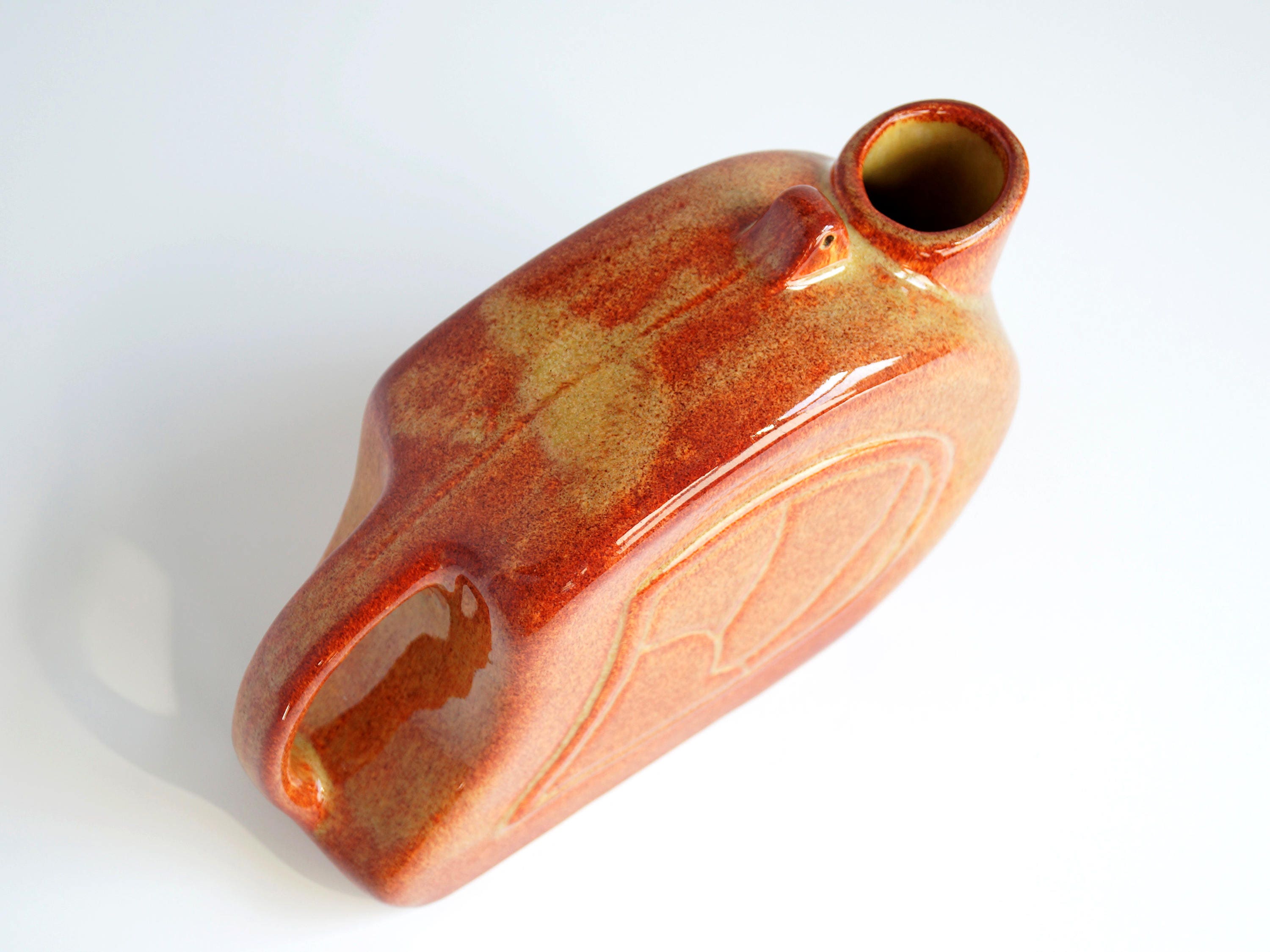 Vintage Niloak Art Pottery Art Deco Pitcher Jug, Arkansas Pottery Eagle ...