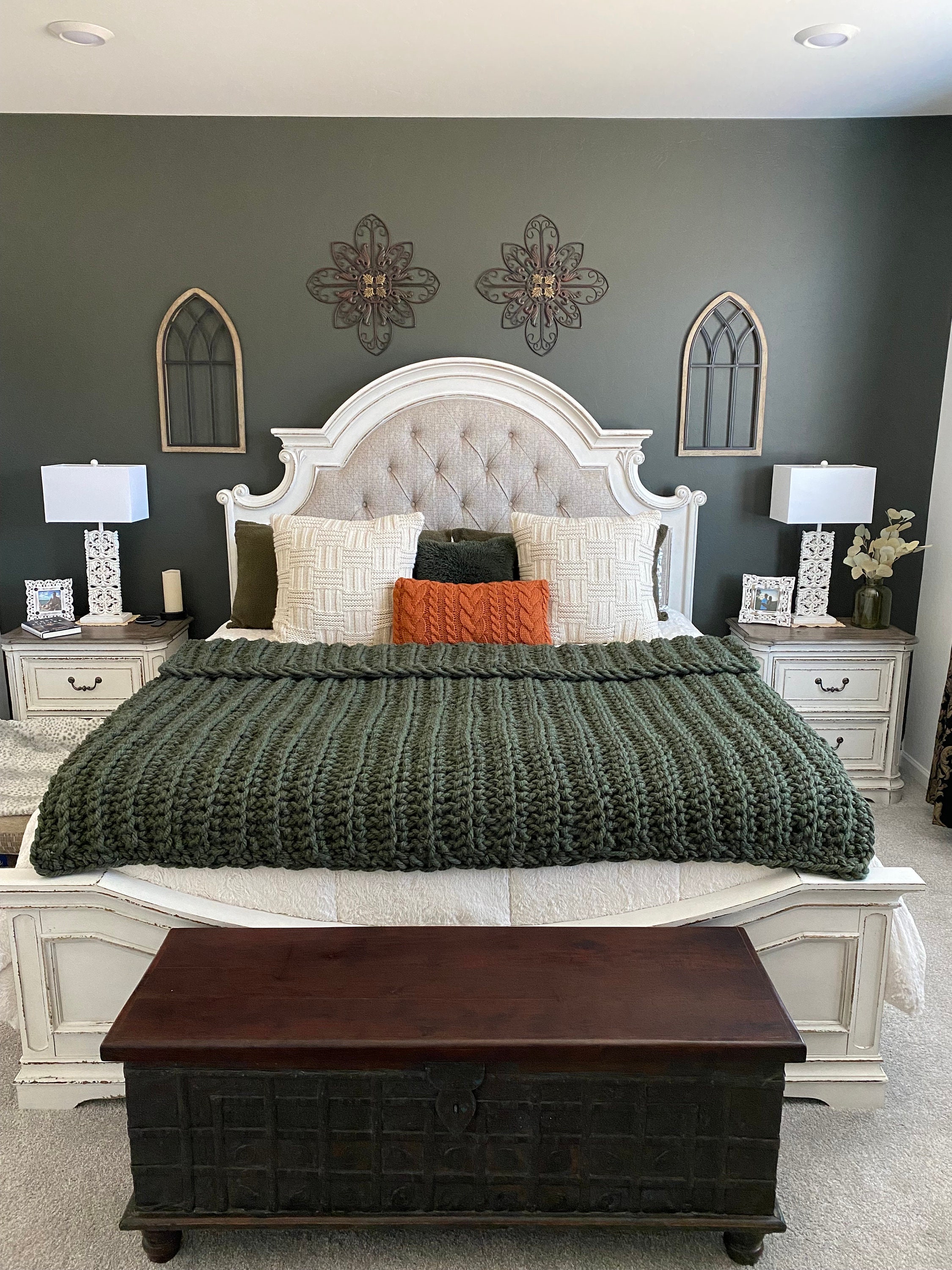 Chunky Crochet Blanket - Etsy