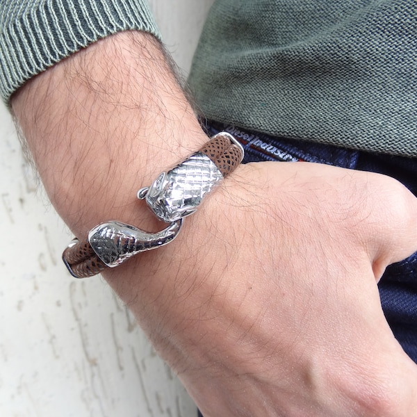 Snake Skin Bracelet - Etsy