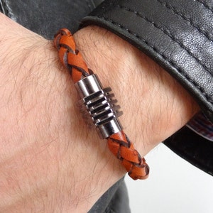Taba Braided Leather Bracelet, High Quality Leather, Men's Jewelry ...