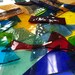 15 Lbs Stained Glass Scrap, Transparent Colored Glass Pack, Mosaic ...